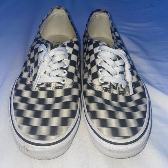 Vans | Shoes | Trippy Checkboard Vans | Poshmark